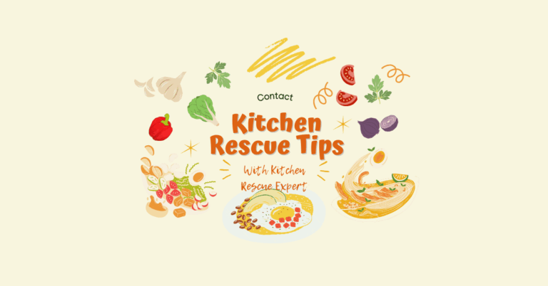 The Complete History of Cooking - kitchen rescue tips