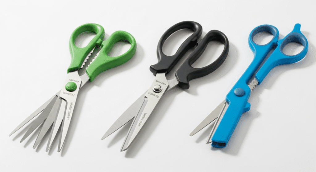 Herb Scissors with Cleaning Comb: Cut Fresh Herbs in Seconds - kitchen ...