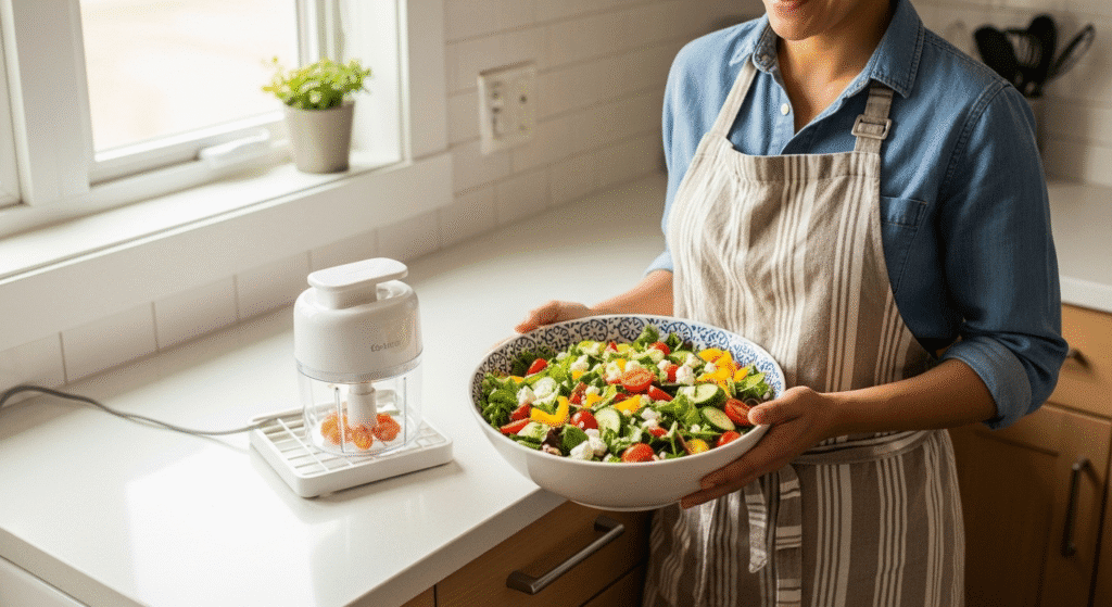 Vegetable Chopper Easy to Clean - kitchen rescue tips